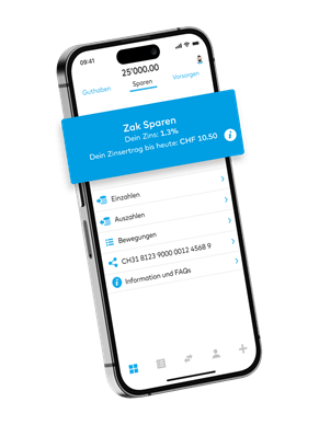 Zak - Die App der Bank Cler für deine Finanzen und mehr.