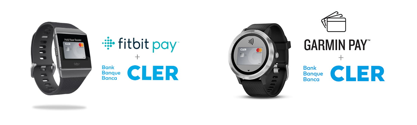 Fitbit Pay e Garmin Pay - Banca Cler